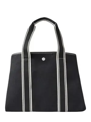 Rue De Verneuil Cruise Medium Canvas Tote - Black
