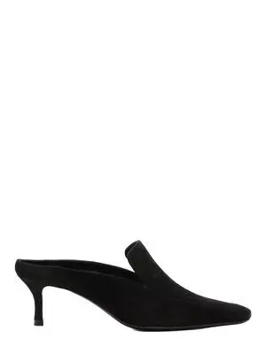 REJINA PYO 60mm Kitten Mules - Black
