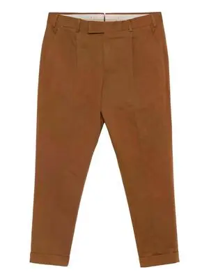 PT TORINO Tapered Trousers - Brown