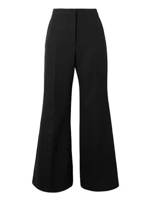 Givenchy Wool-twill Flared Pants - Black