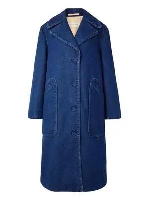Dries Van Noten Denim Coat - Blue