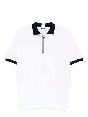 Kiton Knitted Polo Shirt - White