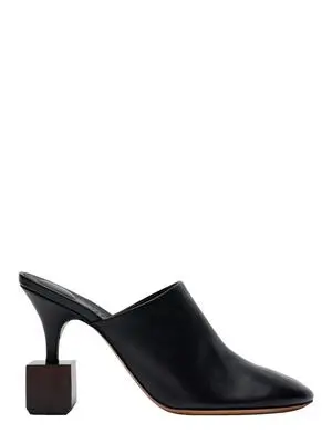 Jacquemus Leather Mules - Black