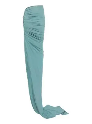 Rick Owens Edfu Maxi Skirt - Blue