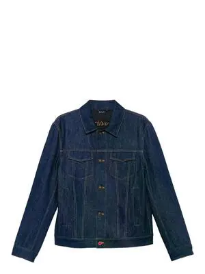 Kiton Denim Trucker Jacket - Blue