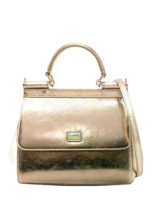 Dolce & Gabbana Medium Sicily Handbag - Gold