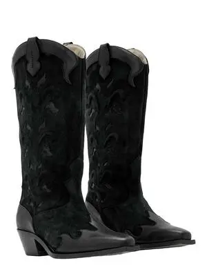 ALLSAINTS Dolly Western Boots - Black