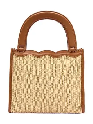 REFORMATION Emma Mini Raffia Bag - Natural