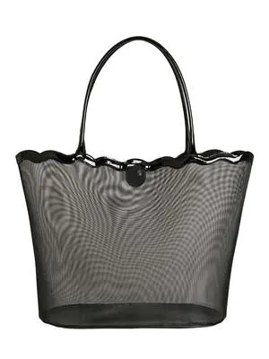 REFORMATION Isabella Raffia Tote Black