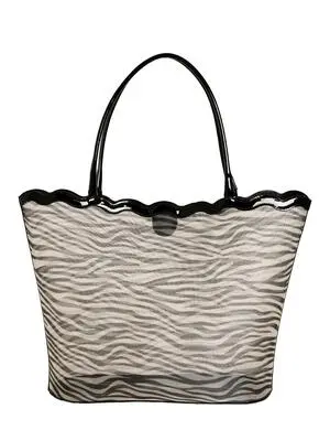 REFORMATION Reformation Isabella Raffia Tote Black