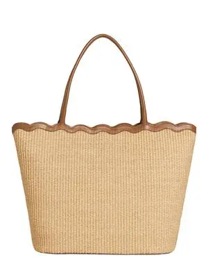 REFORMATION Isabella Raffia Tote Natural