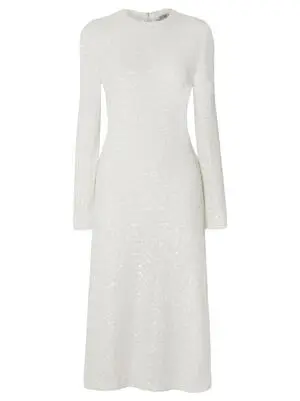 Gauchere Vinona Sequined Maxi Dress - White