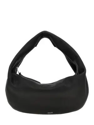 Khaite Leather Shoulder Bag - Black