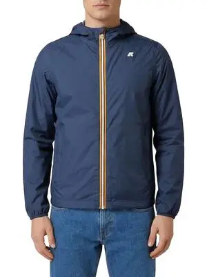 K-WAY K-Way Zip-Up Hooded Jacket Blue 1