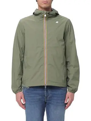 K-WAY K-Way Hooded Jacket With Zip-Up Closure Green