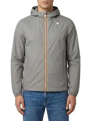 K-WAY Zip-up Hooded Jacket - Grey