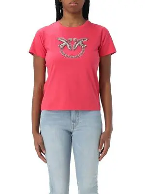 Pinko Embellished Crewneck T-shirt - Red