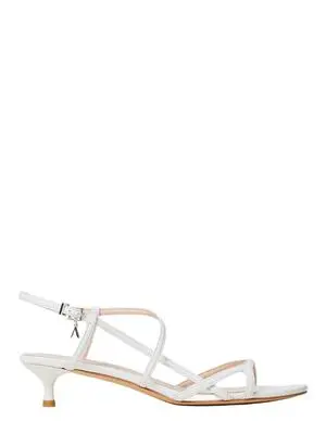 TWINSET Heeled Strappy Sandal - White