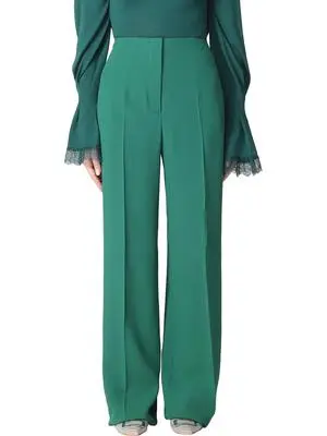 Alberta Ferretti Tailored Wide Leg Trousers - Green