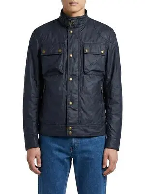 Belstaff Waxed Cotton Jacket - Black
