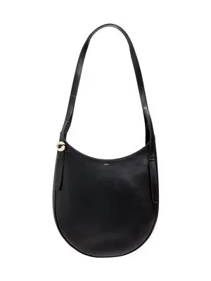 Coperni Leather Shoulder Bag - Black
