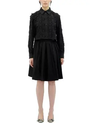 MSGM MSGM Stretch-Cotton Skirt
