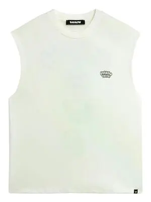 BARROW Graphic-print Tank Top - White