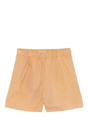 Max Mara Poplin Shorts - Brown