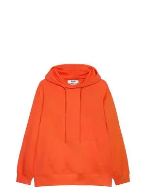 MSGM Logo-print Hoodie - Orange