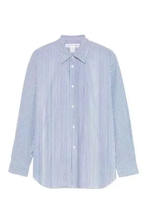 Comme Des Garçons Striped Shirt - Blue