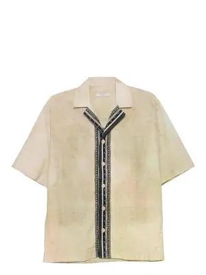 TINTORIA MATTEI 954 Graphic-print Shirt - Neutrals