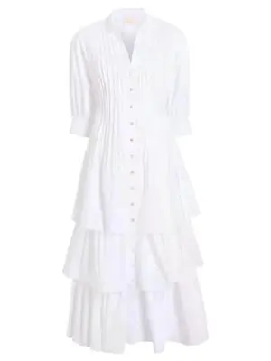 Cinq À Sept Montey Midi Dress - White