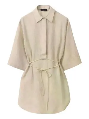 Fabiana Filippi Tied Shirt - Neutrals