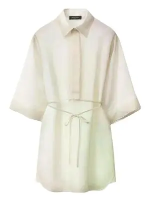 Fabiana Filippi Long Blouse - White