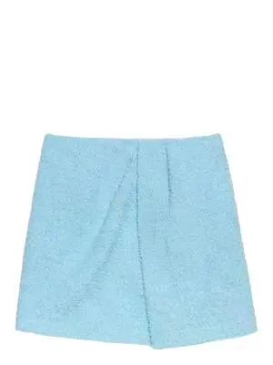 MSGM Draped Midi Skirt - Blue