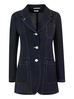 Thom Browne School Uniform Jacket - 415 Navy
