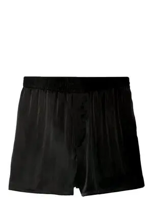 SAPIO Nº Thigh-length Shorts - Black