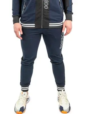MACEOO Midnight Motion Skinny Fleece Joggers - Blue