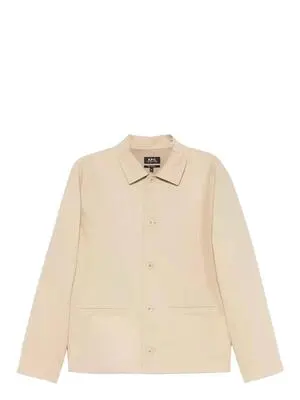 A.p.c. Cotton Shirt Jacket - Neutrals