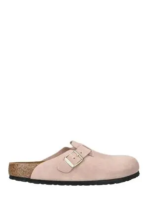 BIRKENSTOCK Birkenstock Suede Boston Clogs Pink