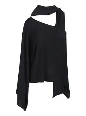 Federica Tosi Federica Tosi One-Shoulder Blouse Black