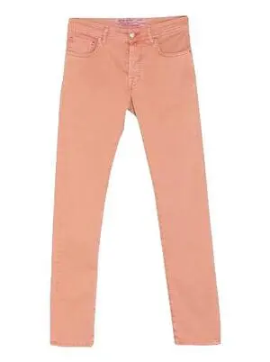 JACOB COHЁN Tapered Leg Pants - Salmon Pink