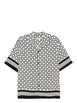 Sandro Print Short-sleeve Shirt - Black