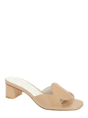 KOKO + PALENKI Orbit Slide Sandal - Beige Patent
