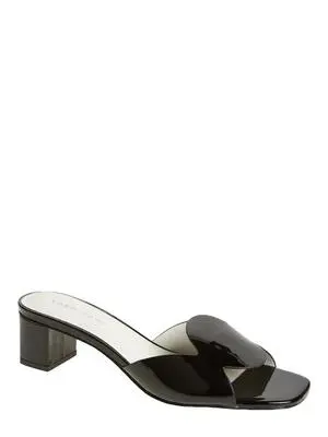 KOKO + PALENKI Orbit Slide Sandal - Black Patent