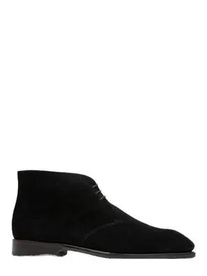 ANTHONY VEER Arden Chukka Boots - Velvet Noir Black