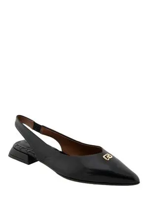 Aerosoles Aerosoles Nayana Slingback Flats 002 Black Leather