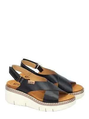Pikolinos PIKOLINOS Gomera Wedge Sandals Black