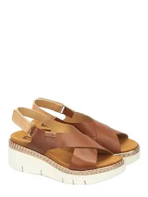 Pikolinos PIKOLINOS Gomera Wedge Sandals Brandy