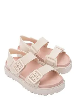 Melissa Melissa Towny Platform Sandals Beige/ Pink
